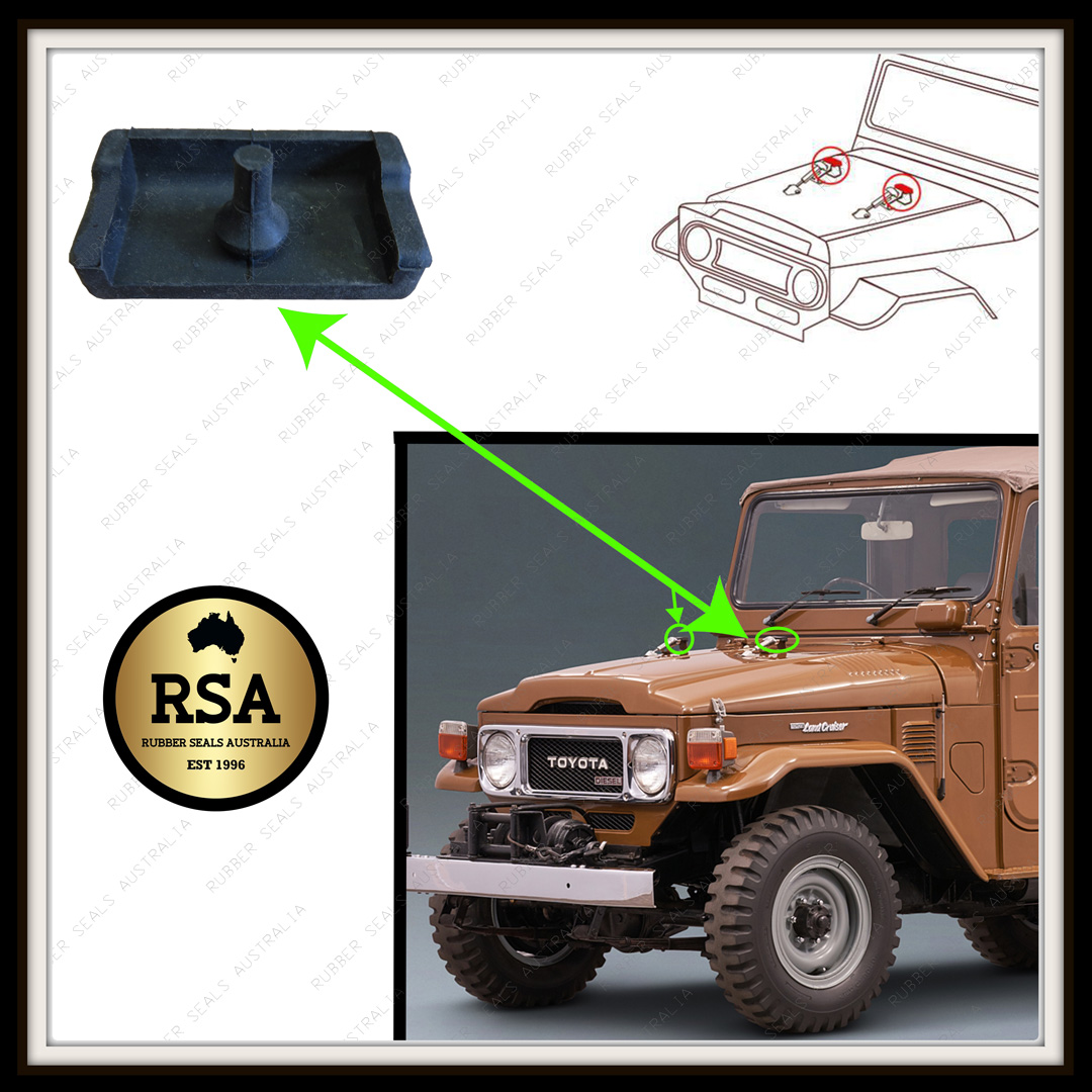 Window to Bonnet Bump Stop (1) Suits Toytota FJ40 FJ45 FJ47 Landcruiser ...