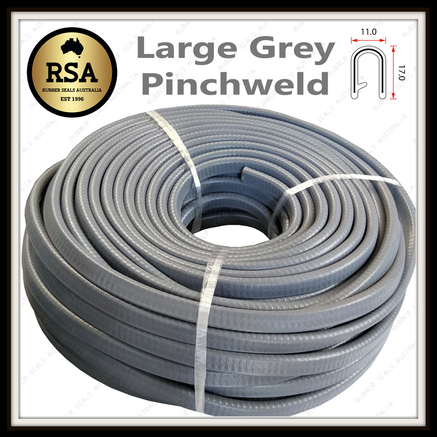 Large Grey Pinchweld Edging Door Seal – 4mm-7mm Grip – Sold per Metre ...